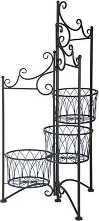 Esschert Design BPH97 Serie Faltbarer Pflanztopf 3-Fach