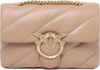 Pinko Pinko, Femme, Sacs, Beige, Taille: ONE Size Love Mini Puff Bag