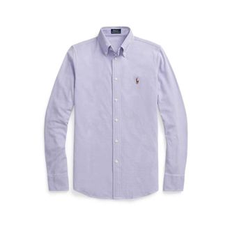 Polo Ralph Lauren Femme, Blouses et Chemises, Violet, Taille: 40 FR Ls Knt Ox St Shirt