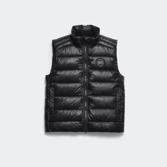 Canada Goose Crofton Weste mit Black Label (Männlich, Black, S)