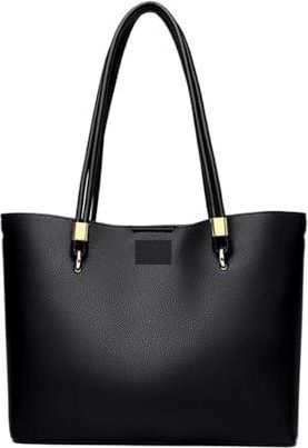 Generic Compatible avec les sacs &agrave; main d&eacute;contract&eacute;s for femmes - Sac bandouli&egrave;re trois couches de grande capacit&eacute; for d&eacute;placements quotidiens(Black)