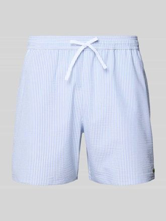 Lacoste Badeshorts aus Baumwoll-Mix
