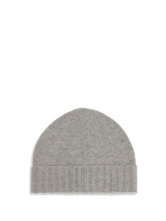 Maison Margiela Womens Beanie Wool Hat Grey Melange-Black Print Ovis Aries E Hairbands