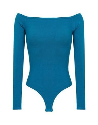 8 by YOOX OFF-SHOULDERS JERSEY BODYSUIT