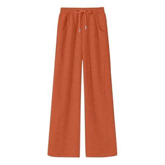 Generico Pantalon de surv&ecirc;tement ample pour femme large pantalon de jogging pour femme avec poches courbes, pantalon de surv&ecirc;tement ample avec cordon de serrag