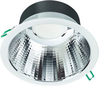 Philips LED Downlight Coreline DN142B Aluminium Weiß 19.2W 2300lm 60D - 830 Warmweiß | Schnittgröße 200mm - IP20 - UGR<19