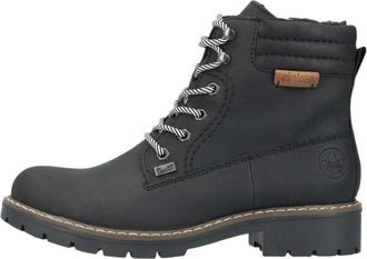 Rieker Schn&uuml;rstiefel - - Shoes - Damen - Schwarzk - 38 EU