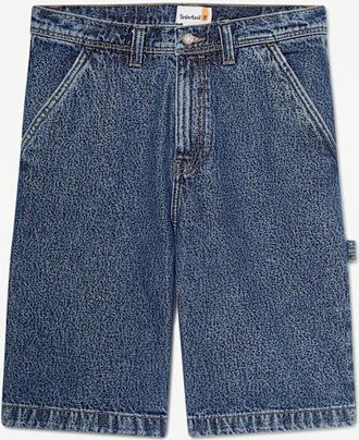Timberland All Gender Carpenter-Shorts aus Denim in Blau, Blau, Gr&ouml;&szlig;e