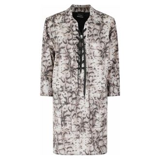 Pinko Pinko, Femme, Robes, Brun, Taille: 38 FR Agra Abito Popeline