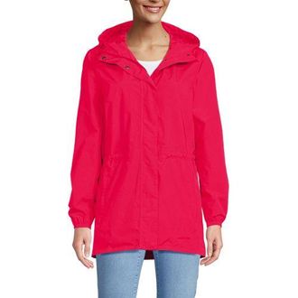 Lands End Wasserdichte Regenjacke SQUALL mit Packfach, Damen, Gr&ouml;&szlig;e:48-50 regular, Pink, Polyester, by Lands End