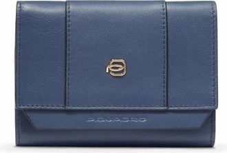 Piquadro Femme, Accessoires, Bleu, Taille: ONE Size Circle Trifold Wallet