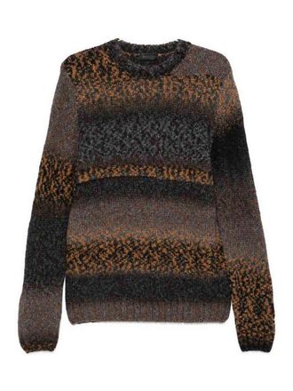 Dondup Pull Col Rond - Marron