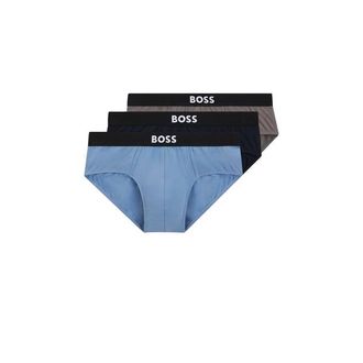 HUGO BOSS Lot de 3 slips en coton m&eacute;lang&eacute;