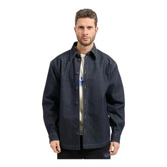 HUGO BOSS Homme, Vestes, Bleu, Taille: M Chemise Oversize en Denim &Eacute;pais