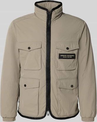 A|X Armani Exchange Regular Fit Jacke mit aufgesetzten Taschen Modell BLOUSON