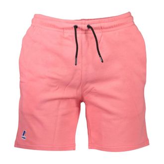 K-Way Homme, Sport, Rose, Taille: 2XS Le Vrai Dorian Poly Cotton Shorts