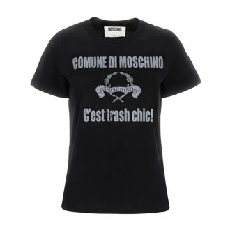Moschino T-Shirt - - Tops - Damen - Schwarzk - L