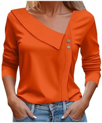 Generic T Shirts Femme Long Soldes Haut Femme Dentelle Soldes Blouse Chemisier Tunique Longue Ete pour Chemise A Carreaux Manche Courte Blanche Pression Borde