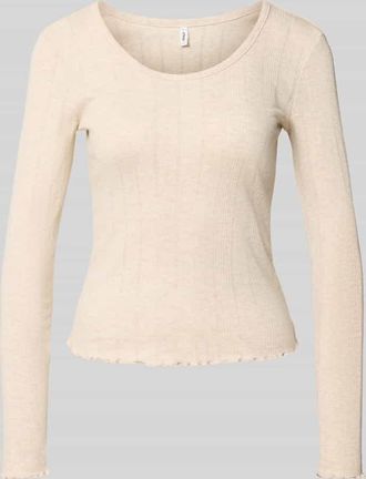 Only Slim Fit Langarmshirt mit Baumwoll-Anteil Modell TENNA