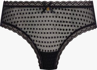 Freya Culotte en dentelle &agrave; pois