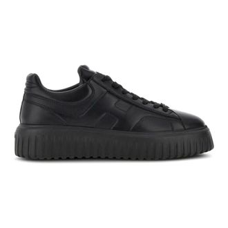 Hogan Homme, Chaussures, Noir, Taille: 41 1/2 EU Baskets H-Stripes