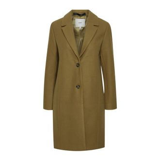 Ichi Single-Breasted Coats - - Coats - Damen - Braun - M