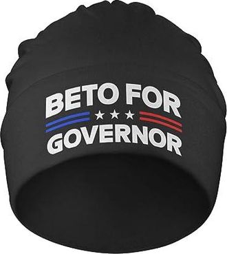 Generic Femme Homme Bonnet &Agrave; Revers Beto Candidat Au Poste De Gouverneur du Texas Hiver Chapeaux Doux Bonnet dhiver Chaud Bonnets Tricot&eacute; pour Course Hiver Cy