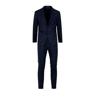 Tagliatore Einreiher-Anzug - - Suits - Herren - Blau - L