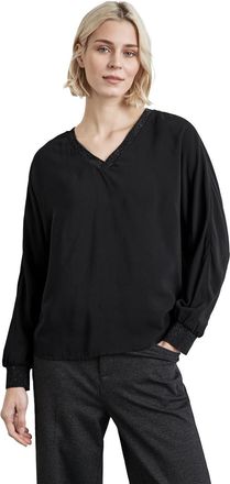 Street One Damen A345198 Dolman Bluse,Schwarz, 46