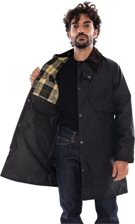 Barbour Long Spey Wachsjacke - - Jackets - Herren - Gr&uuml;n - 3XS