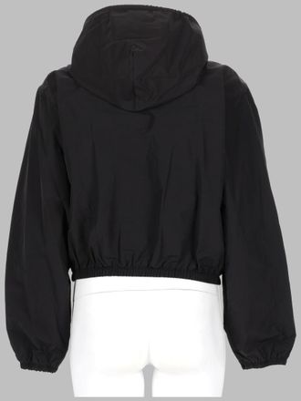 Alexander Wang Hooded Cotton-Blend Jacket - Black