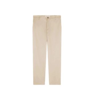 Maison Kitsun&eacute; Klassische Straight Chino Hose - - Trousers - Herren - Beige - 2XS