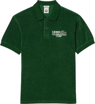 Lacoste Poloshirt f&uuml;r Herren, bestickt, Frottee (Gr&uuml;n)