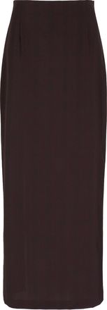 8 by YOOX COLUMN LONG SKIRT W/ BACK SPLIT
