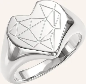 Liebeskind Liebeskind Ring Aus Edelstahl silber