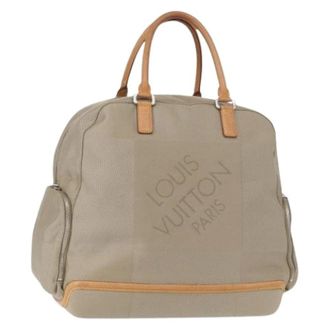 Louis Vuitton Sac Weekender en Toile Pre-owned - Femme - Pre-owned - Beige - Taille: ONE Size