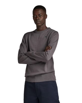 G-Star G-Star RAW Herren Premium Core Knitted Pullover, Grau (Rabbit D21931-B692-G077), M