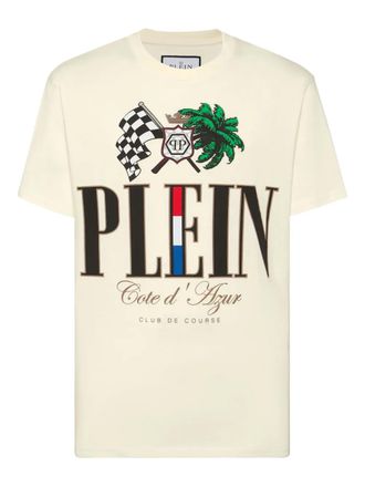 Philipp Plein t-shirt Côte DAzur Palm - Tons neutres