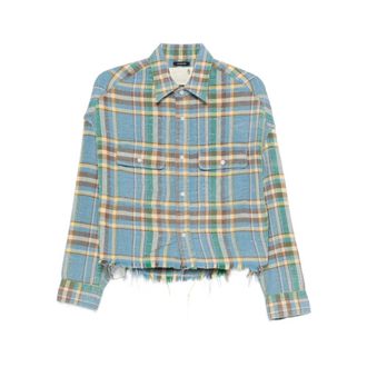 R13 Femme, Blouses et Chemises, Multicolore, Taille: 40 FR Cropped Work Shirt