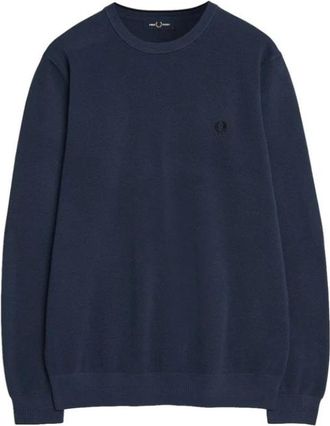 Fred Perry Homme, Pulls, Bleu, Taille: XS Pulls &agrave; col rond