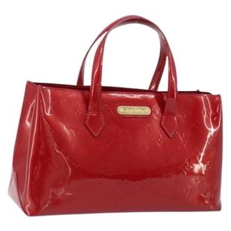Louis Vuitton Sac &agrave; main vintage en cuir verni Pre-owned - Femme - Pre-owned - Rouge - Taille: ONE Size