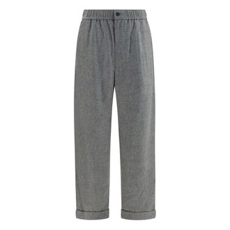 Giorgio Armani Pantalon en laine vierge - Homme - Pantalons - Gris - Taille: M