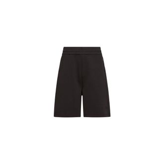Moncler Moncler Interlock Cotton Blend Shorts, Men, Black, Size: Xl