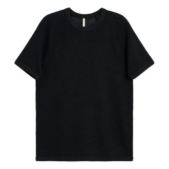 Sunflower Mesh Raglan Tee - - Tops - Herren - Schwarzk - L