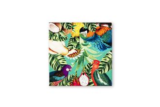 Excelsa Havana Untersetzer, Keramik Dolomit und Kork, 15 x 15 cm