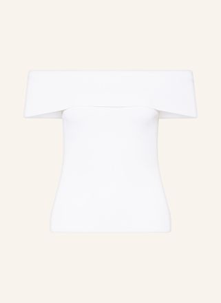 Maje Off-Shoulder-Top weiss