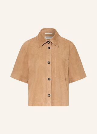 Marc O'Polo Marc Opolo Lederbluse beige