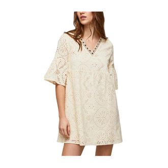 Pepe Jeans London Kurzes Kleid - - Dresses - Damen - Beige - S