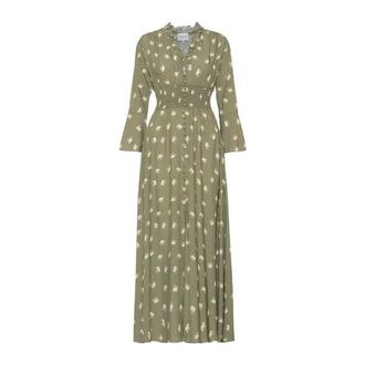 Americandreams Americandreams, Femme, Robes, Vert, Taille: 38 FR Sally Long Dress