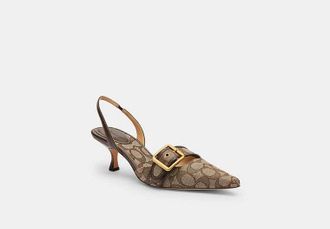 Coach Margot Slingback Aus Signature-Jacquard
